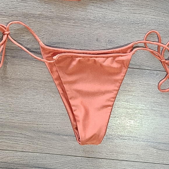Nyud | Swim | Nyud Lined Paprika Sim Top And Bottoms Bikini Size Xl ...